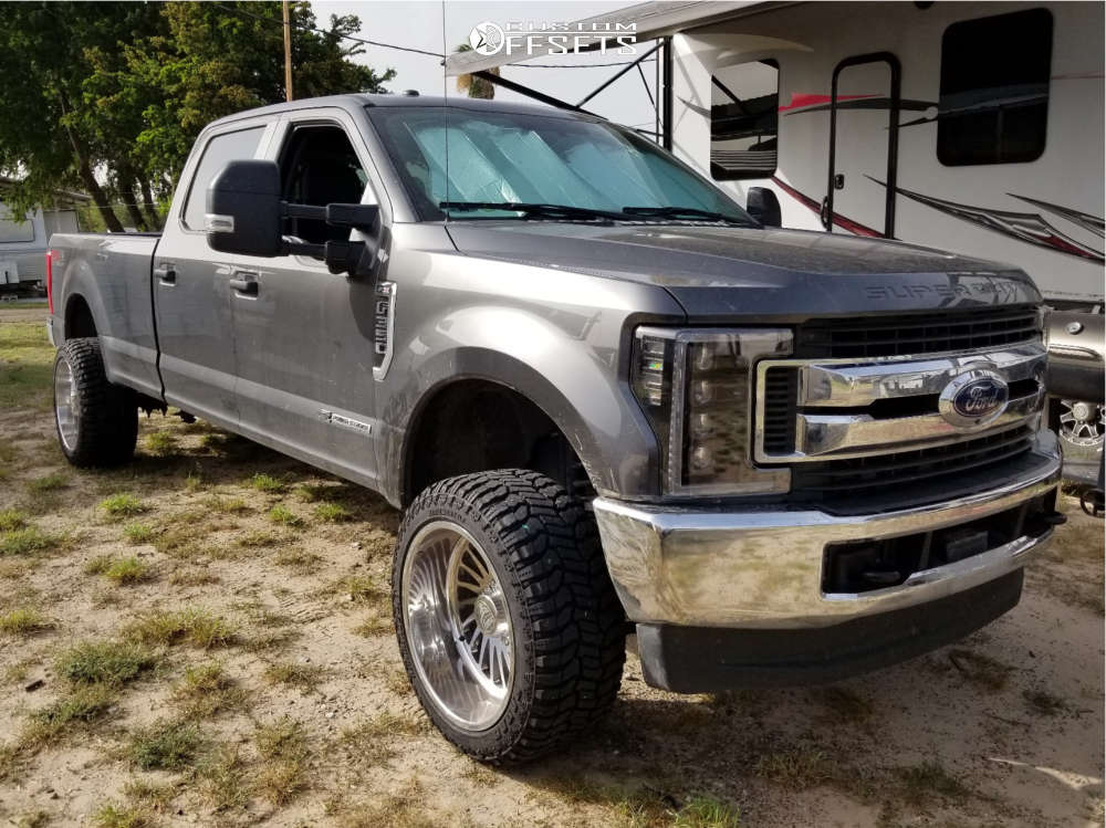 2018 Ford F-350 Super Duty with 22x12 -44 Stealth Forged Creedmore and ...