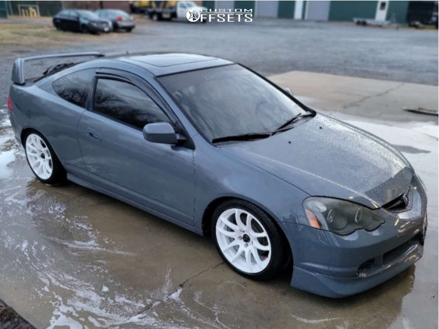 2004 Acura RSX with 17x8 35 Vors Tr4 and 215/45R17 Vercelli Strada Ii ...