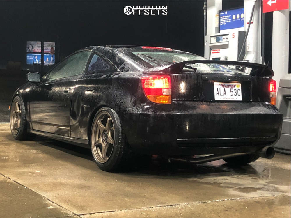 2000 Toyota Celica with 17x9 45 Enkei Ts-5 and 245/40R17 Bridgestone ...