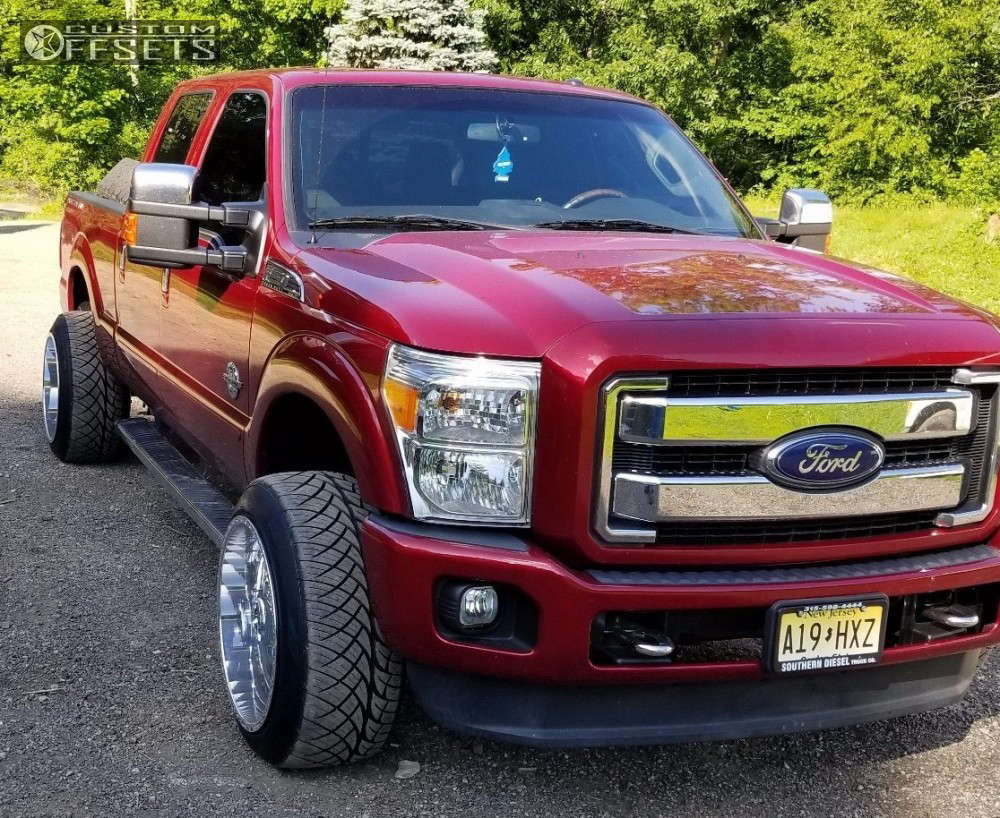 2015 Ford F-250 Super Duty with 22x14 -73 American Force Blade SS and ...