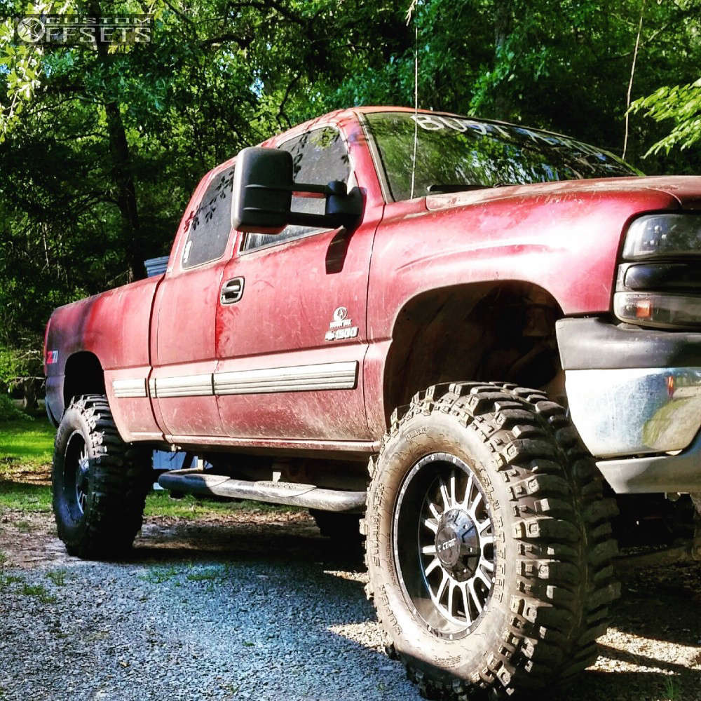 1999 Chevrolet Silverado 1500 with 20x9 -12 Dcenti Dw901 and 38/13.5R20 ...