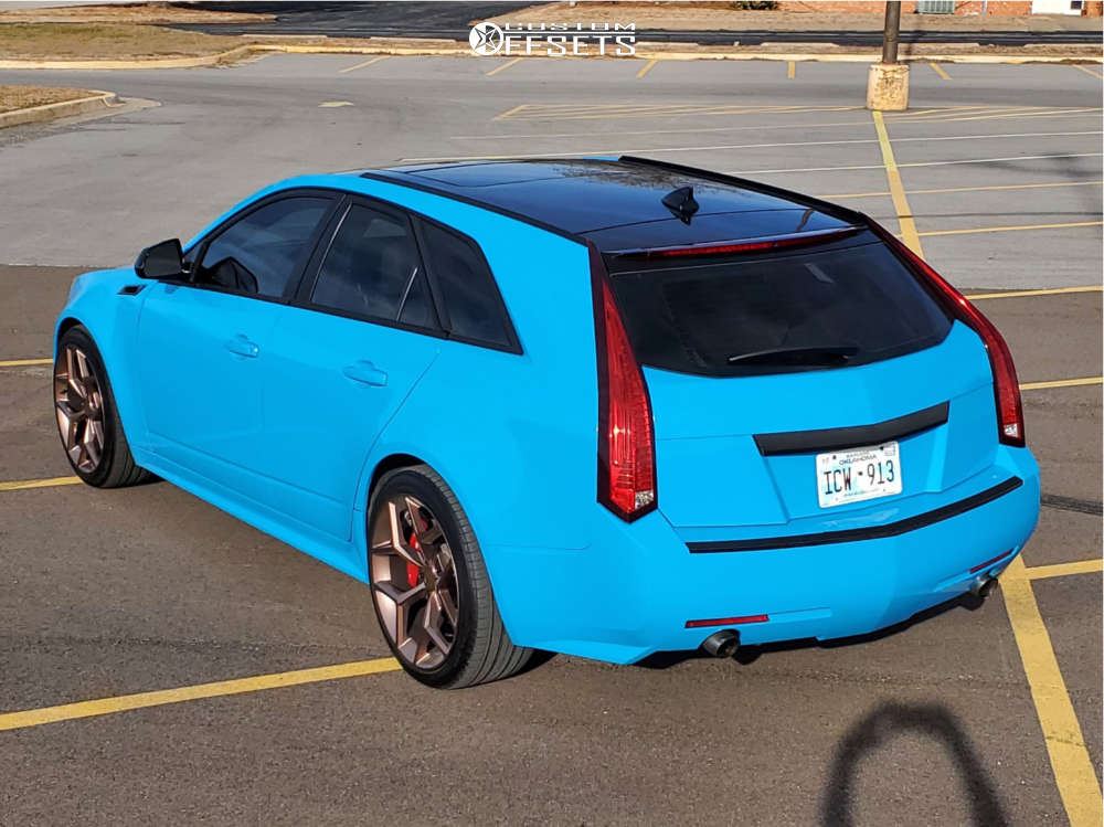 2012 Cadillac CTS with 20x9 30 OE Performance 126 and 245/40R20 Nexen ...