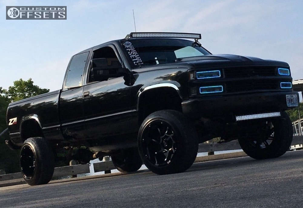 1995 Chevrolet K1500 with 20x12 -51 Vision Prowler and 285/50R20 Nitto ...