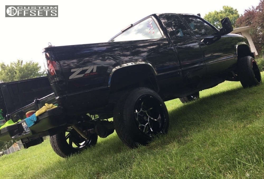 1995 Chevrolet K1500 with 20x12 -51 Vision Prowler and 285/50R20 Nitto ...