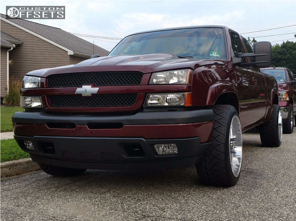 2003 Chevrolet Silverado 1500 with 22x12 -40 American Force ...