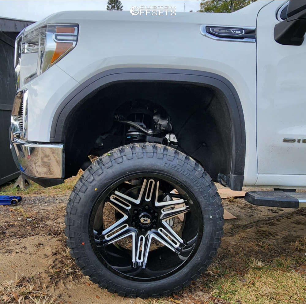 2020 GMC Sierra 1500 with 22x12 -51 Vision Razor and 35/12.5R22 RBP ...