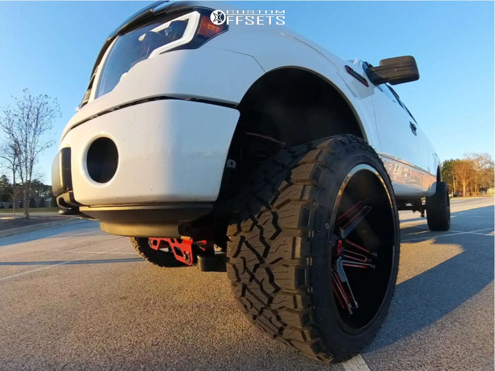 2013 Ford F-150 with 22x12 -51 Vision Razor and 33/12.5R22 Kenda Klever ...