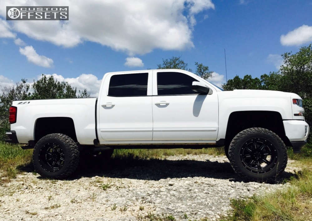 2016 Chevrolet Silverado 1500 with 20x12 -44 Gear Off-Road 726b and 35/ ...
