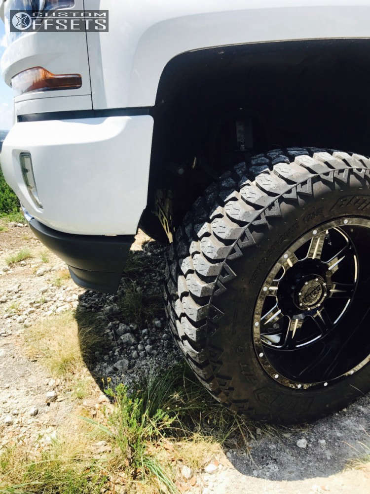 2016 Chevrolet Silverado 1500 with 20x12 -44 Gear Off-Road 726b and 35/ ...