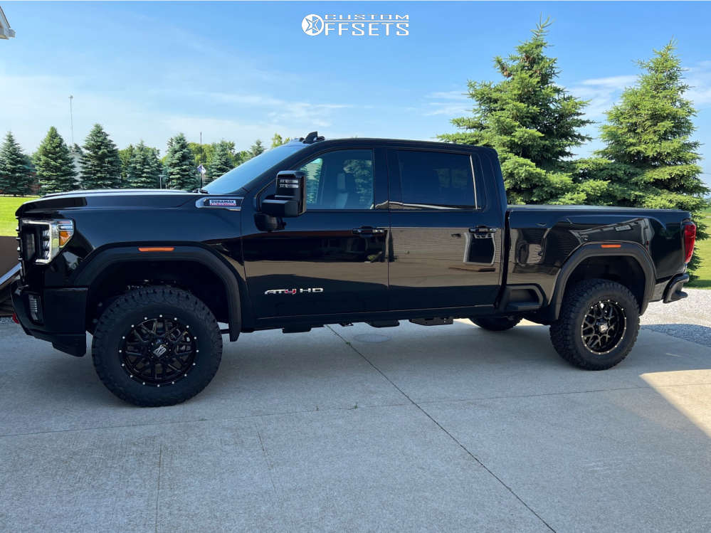 2022 GMC Sierra 2500 HD with 20x9 XD Grenade and 325/60R20 BFGoodrich ...