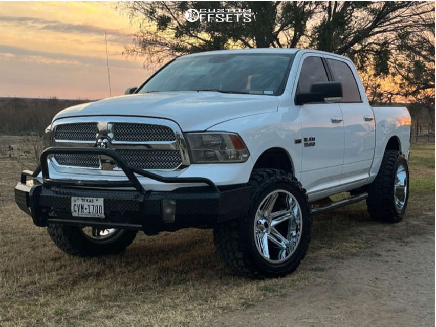 2013 Ram 1500 with 22x12 -51 Vision Razor and 37/13.5R22 Gladiator ...
