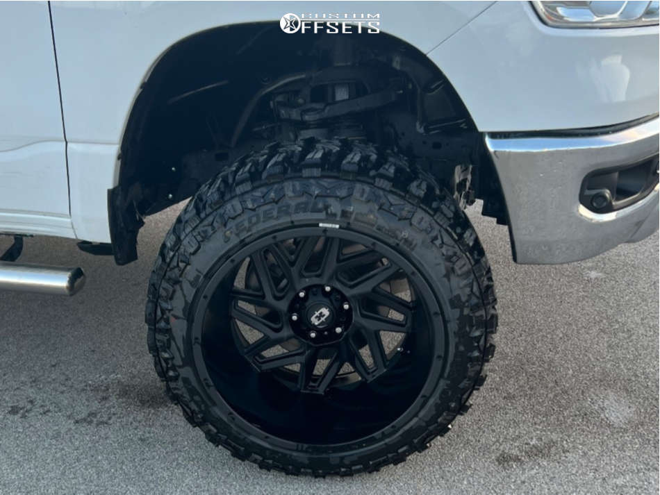 2019 Ram 1500 with 22x14 -76 Vision Spyder and 35/12.5R22 Federal Xplora MT and Suspension Lift ...