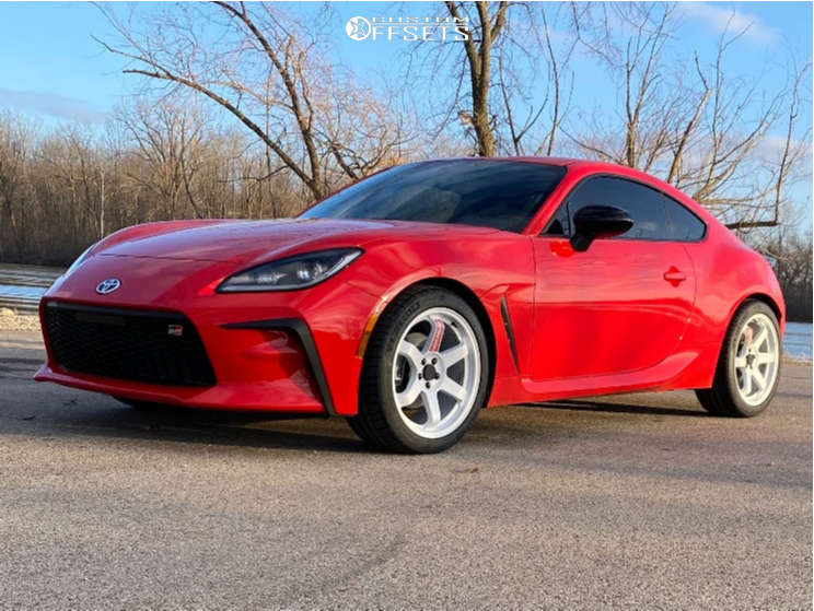 2023 Toyota GR86 with 18x8.5 35 AVID1 AV6 and 245/40R18 Michelin Pilot Sport 4 S and Stock ...