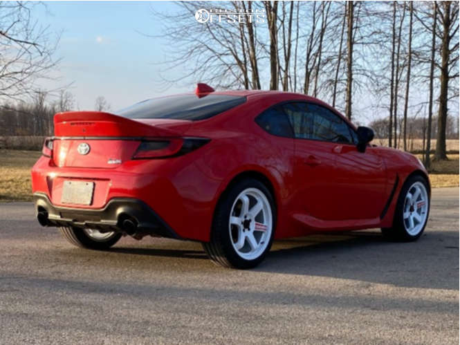 2023 Toyota GR86 with 18x8.5 35 AVID1 AV6 and 245/40R18 Michelin Pilot Sport 4 S and Stock ...