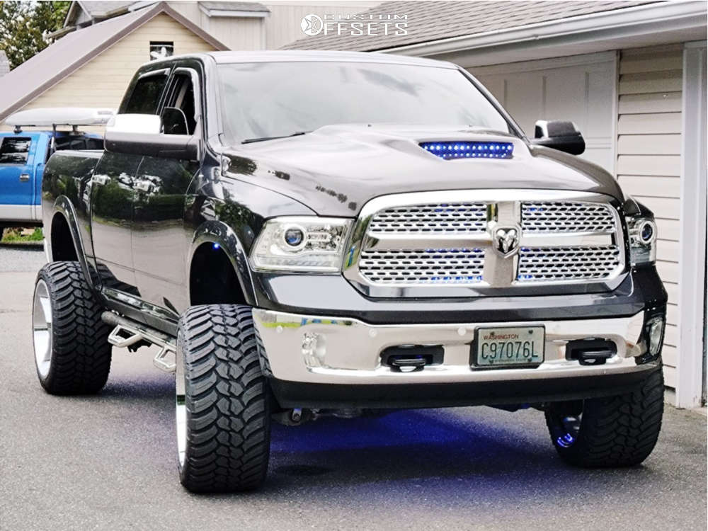 2015 Ram 1500 with 24x14 -81 ARKON OFF-ROAD Lincoln and 35/13.5R24 AMP ...