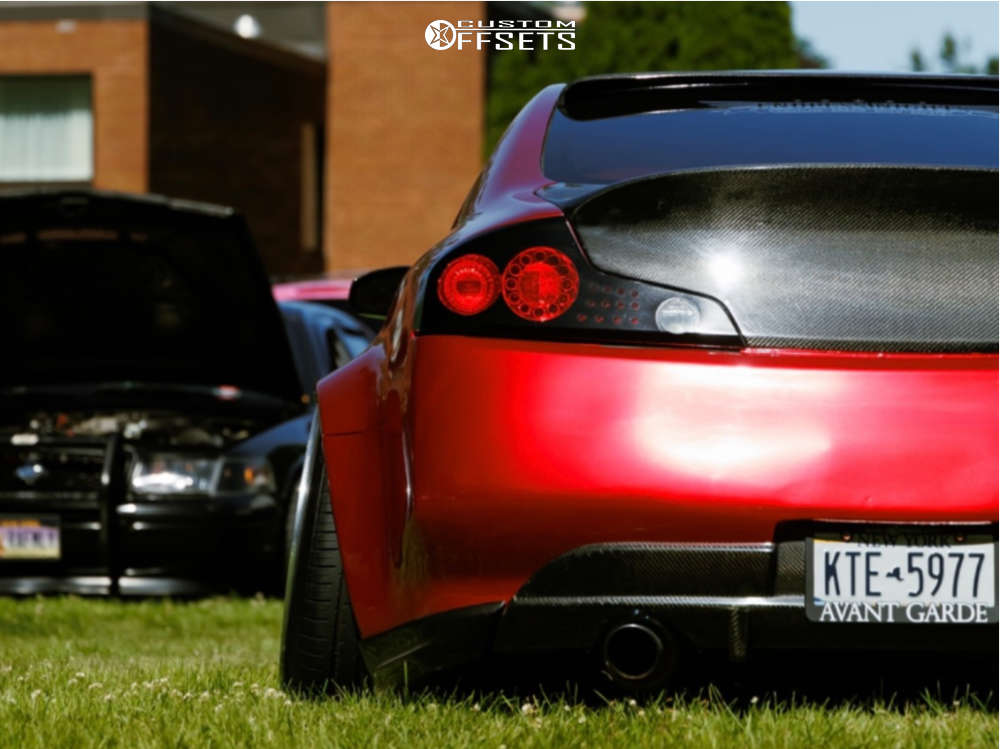 2004 INFINITI G35 with 19x10 -15 Avant Garde F140 and 225/35R19 Lexani ...