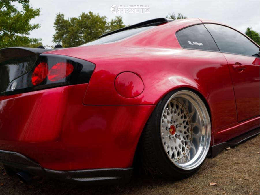 2004 INFINITI G35 with 19x10 -15 Avant Garde F140 and 225/35R19 Lexani ...