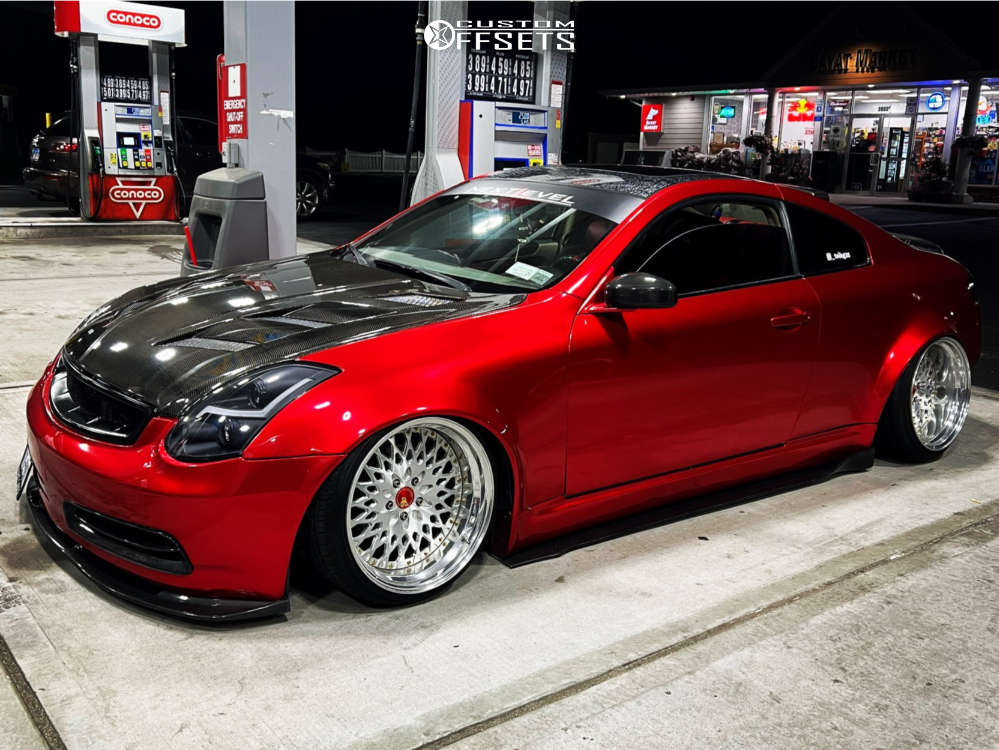 2004 INFINITI G35 with 19x10 -15 Avant Garde F140 and 225/35R19 Lexani ...