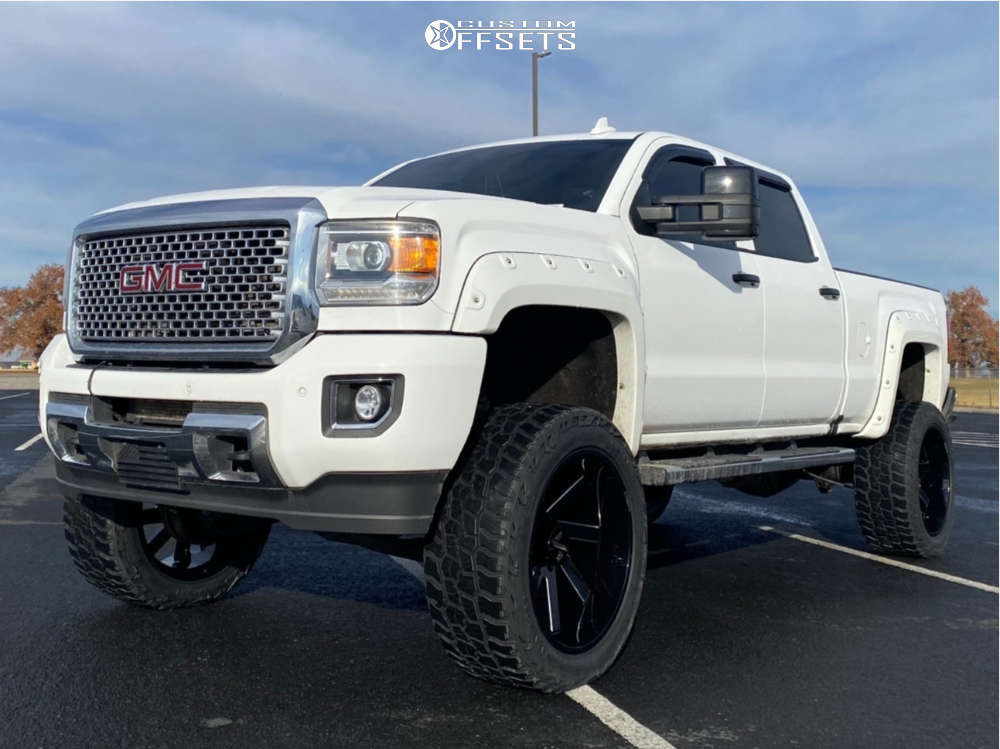 2016 GMC Sierra 2500 HD with 24x12 -51 ARKON OFF-ROAD Lincoln and 37/13 ...