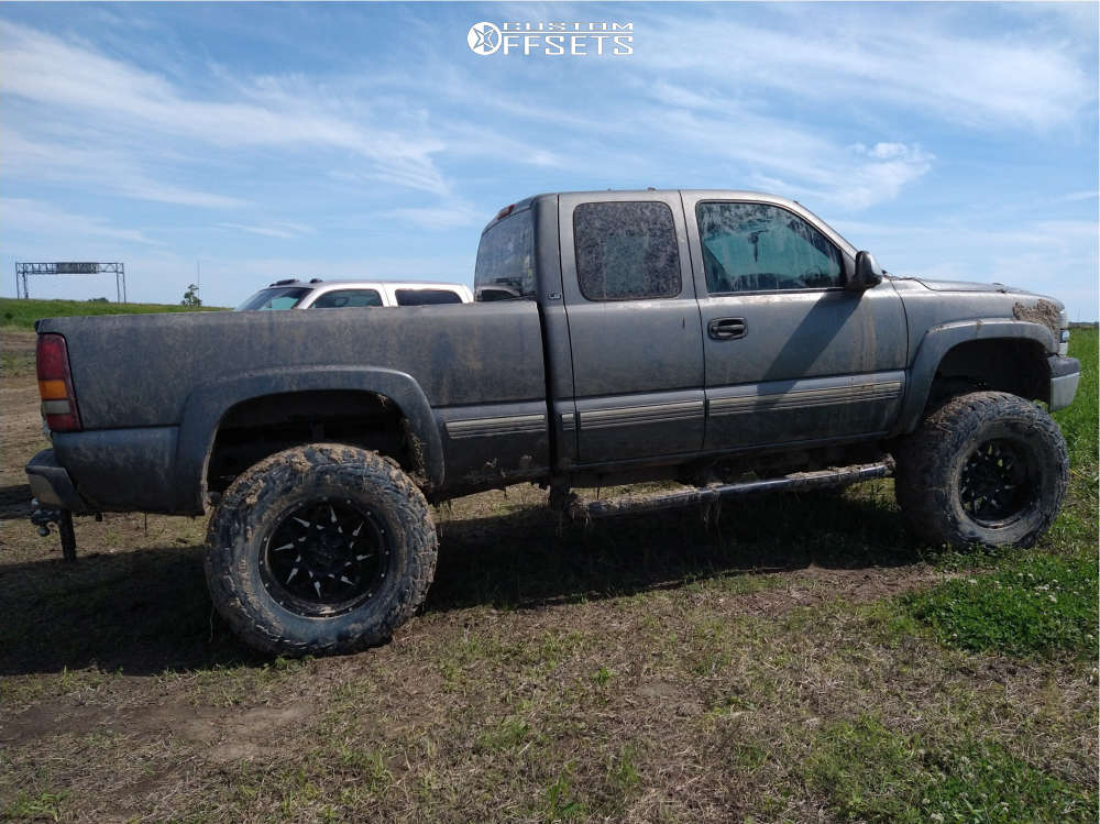 2000 Chevrolet Silverado 1500 with 20x10 -40 HD Offroad Caliber and 39/ ...