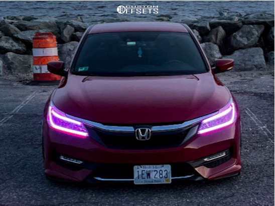 2016 Honda Accord with 19x9.5 22 ESR Ap8 and 235/35R19 Venom Power ...