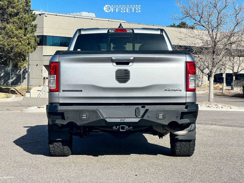 2019 Ram 1500 with 20x9 20 Fuel Tech and 285/50R20 Nitto Ridge Grappler ...