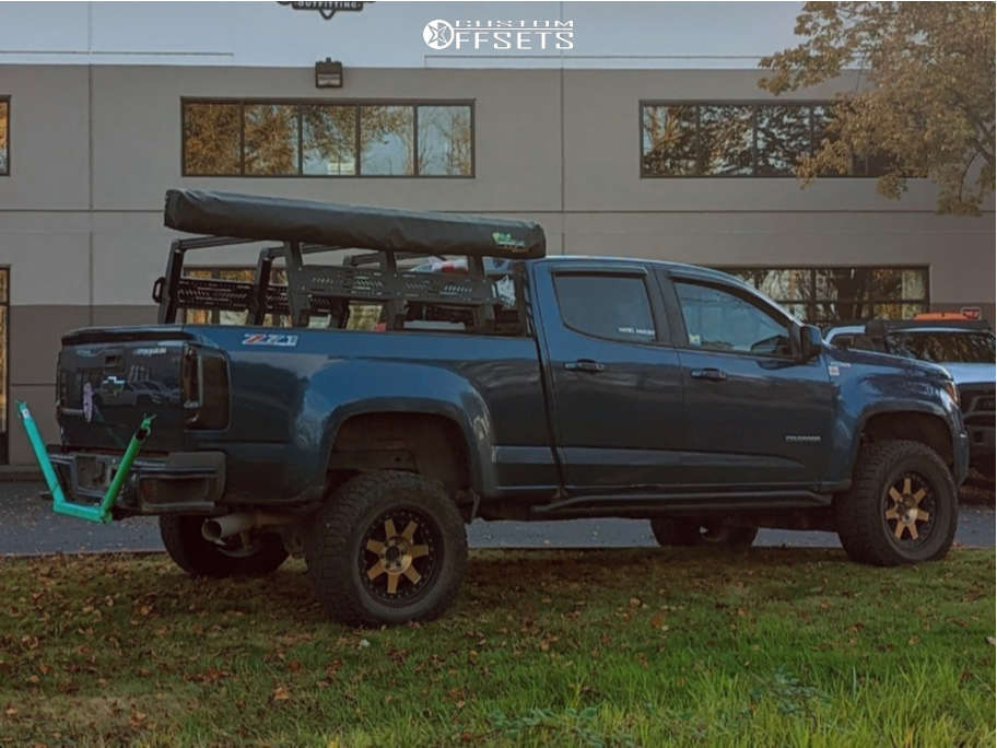 2019 Chevrolet Colorado with 18x9 -6 Mayhem Prodigy and 35/12.5R18 ...