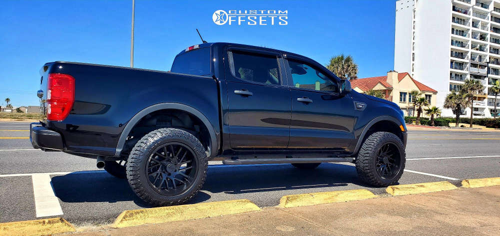 2021 Ford Ranger with 20x10 -25 ARKON OFF-ROAD Mandela and 295/55R20 ...