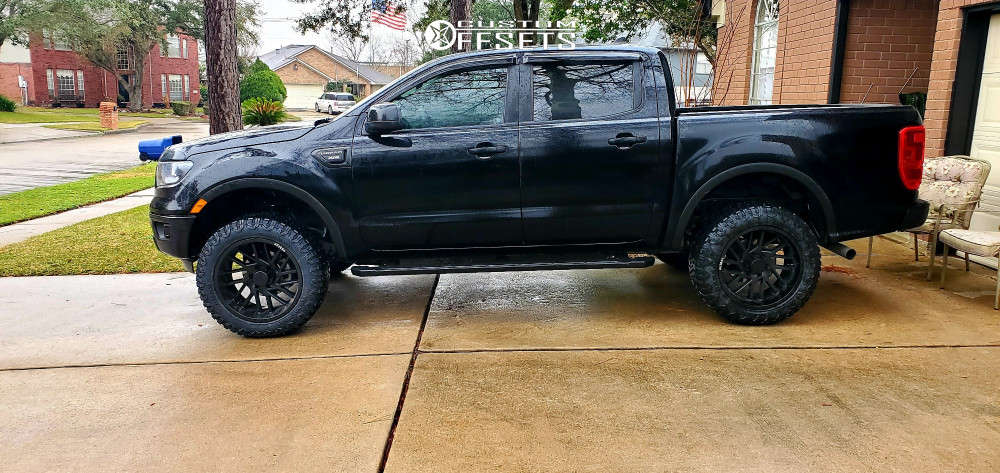 2021 Ford Ranger with 20x10 -25 ARKON OFF-ROAD Mandela and 295/55R20 ...