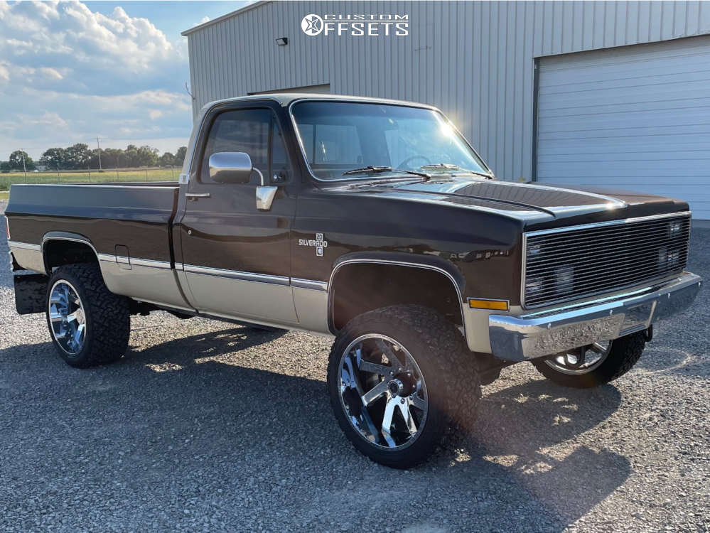 1986 Chevrolet K20 with 22x12 -51 ARKON OFF-ROAD Lincoln and 33/12.5R22 ...
