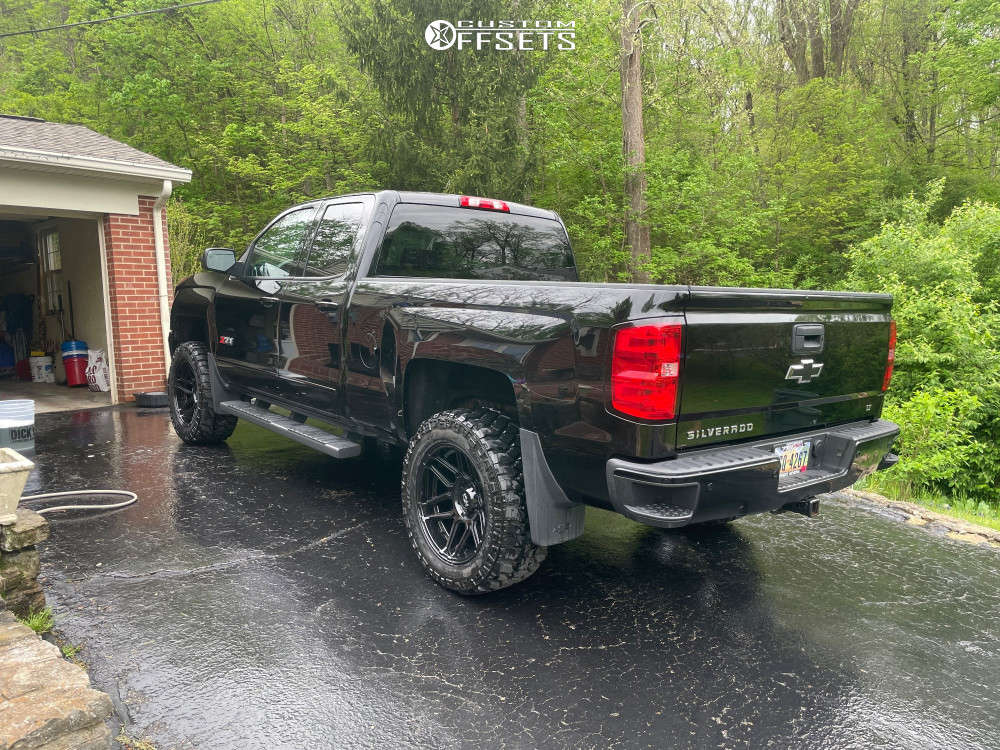 2016 Chevrolet Silverado 1500 with 20x10 -19 Alloy Ion Style 146 and 33 ...