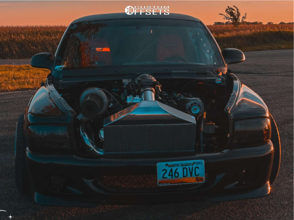 1999 Dodge Dakota with 18x9.5 12 Stage Wheels Knight and 235/40R18 ...