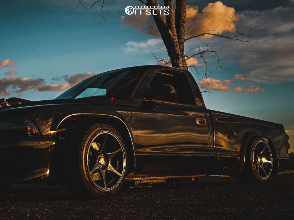 1999 Dodge Dakota with 18x9.5 12 Stage Wheels Knight and 235/40R18 ...