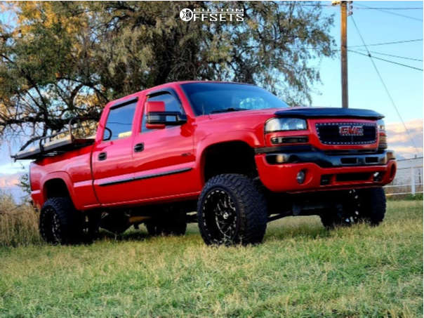 2003 GMC Sierra 2500 HD with 20x10 -24 TIS 544BM and 35/12.5R20 Atturo ...