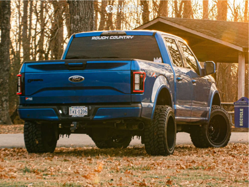 2015 Ford F-150 with 20x12 -51 Vision Widow and 33/12.5R20 Versatyre ...