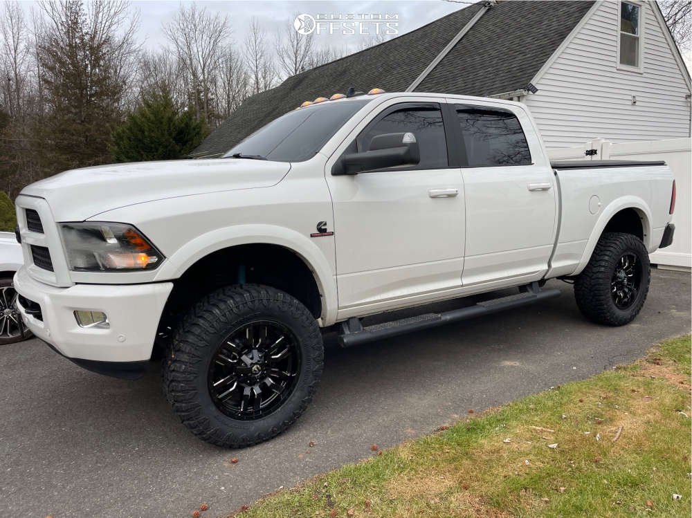 2018 Ram 2500 with 20x9 1 Fuel Sledge and 35/12.5R20 Patriot Patriot R ...