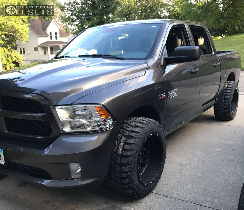 2016 Ram 1500 with 20x12 -51 Vision Rocker and 33/12.5R20 Federal ...