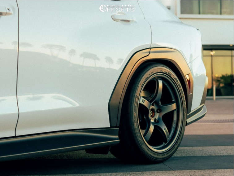 2022 Subaru WRX with 18x9.5 38 Gram Lights 57cr and 265/35R18 Falken ...