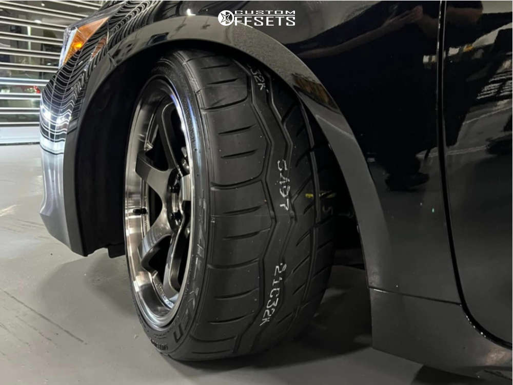2021 Toyota Corolla with 18x9.5 45 Advan Racing GT Beyond and 245/40R18 ...