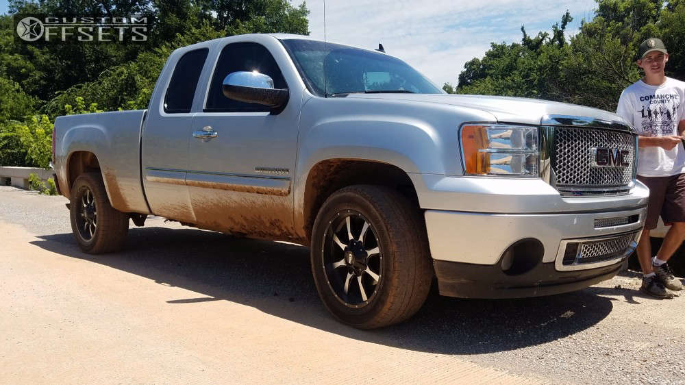 2013 GMC Sierra 1500 with 20x9 18 Moto Metal Mo970 and 265/75R20 ...