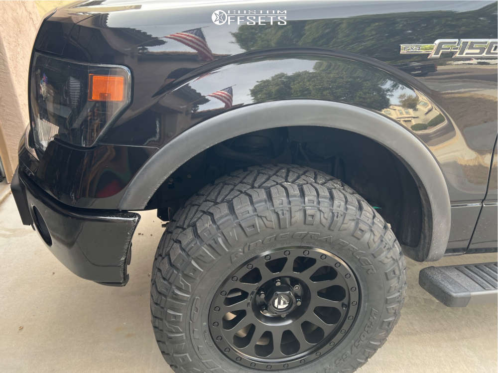 2014 Ford F-150 with 18x9 1 Fuel Vector and 305/65R18 Nitto Ridge ...