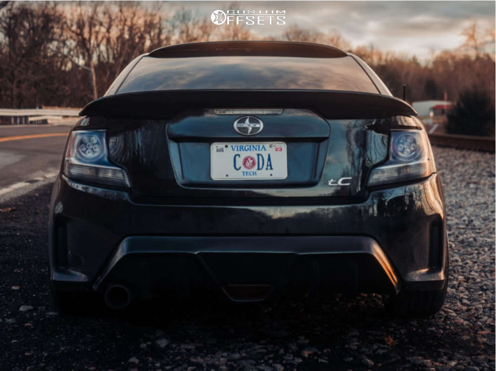 2016 Scion TC with 18x9.5 22 ESR Rf15 and 235/40R18 Toyo Tires Proxes ...