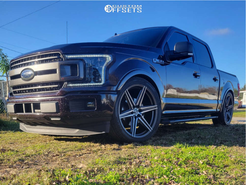 2018 Ford F-150 with 24x10 25 Vossen Hf6-2 and 305/35R24 Toyo Tires ...