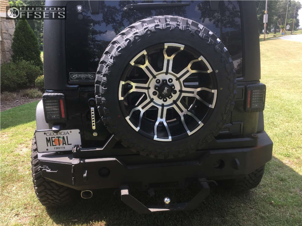 2012 Jeep Wrangler with 20x12 -44 Red Dirt Road Lander and 33/12.5R20 ...