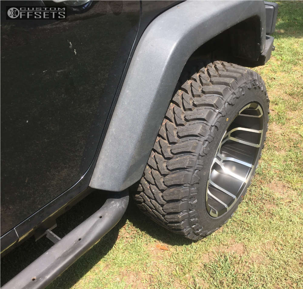 2012 Jeep Wrangler with 20x12 -44 Red Dirt Road Lander and 33/12.5R20 ...