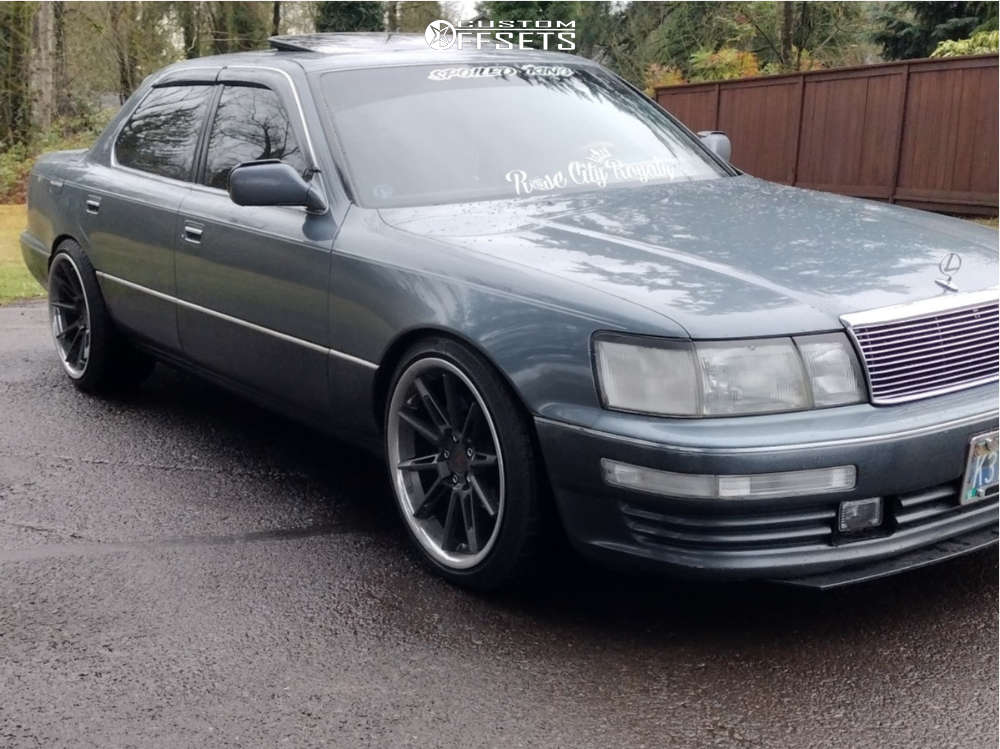 1991 Lexus LS400 with 19x9.5 40 Ferrada Cm2 and 235/40R19 Vercelli ...