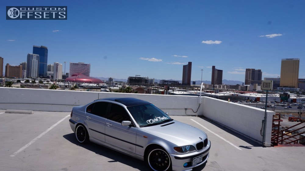 2004 BMW 330i with 18x8 45 Enkei Lusso and 205/40R18 Nankang AS-1 and ...
