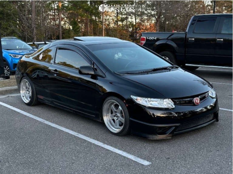 2008 Honda Civic with 17x9 20 MST Mt07 and 205/40R17 Bridgestone ...