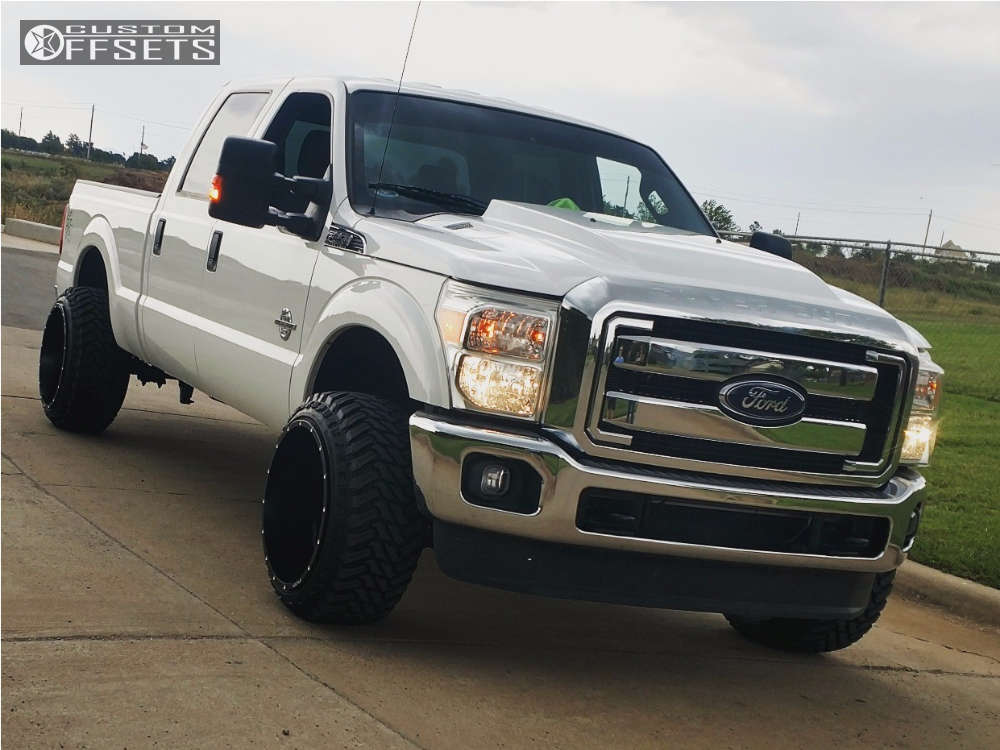 2012 Ford F-250 Super Duty with 22x14 -76 Hostile Gauntlet and 33/12 ...