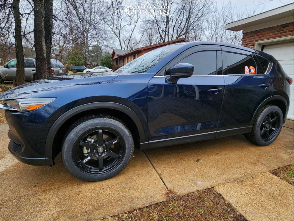 2021 Mazda CX-5 with 19x8.5 30 ESR Ap6 and 245/50R19 Continental ...